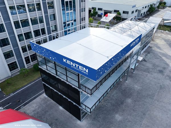 Triple decker structure tent | Multi Story Tent - KENTEN Tent