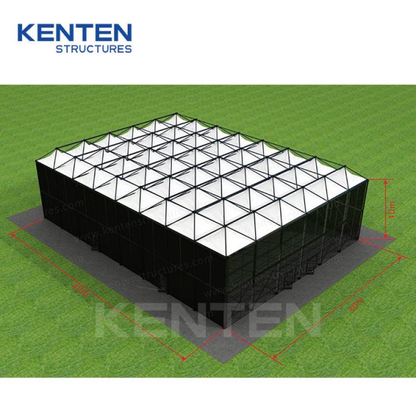 30x40x10m Pyramid Structure Exhibition Tent - KENTEN